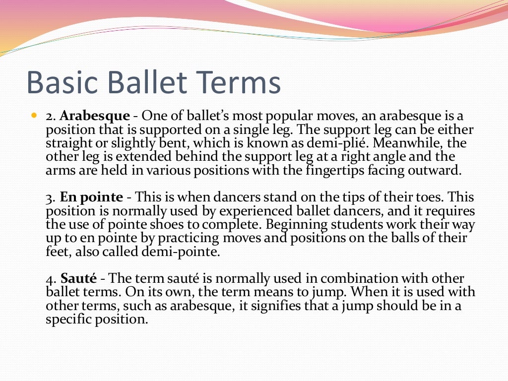 Basic Ballet Terms Every Beginner Should Know