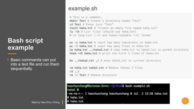 Basic linux bash | PPT