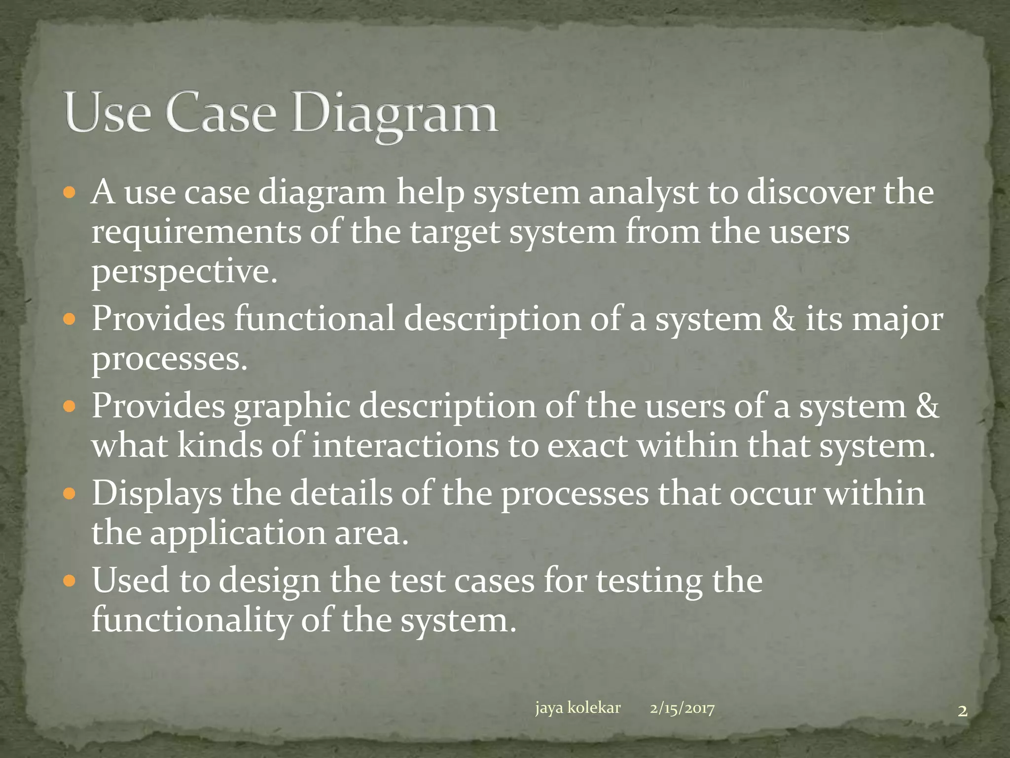 Basic behavioral modeling chapter 3 of OMD | PPTX
