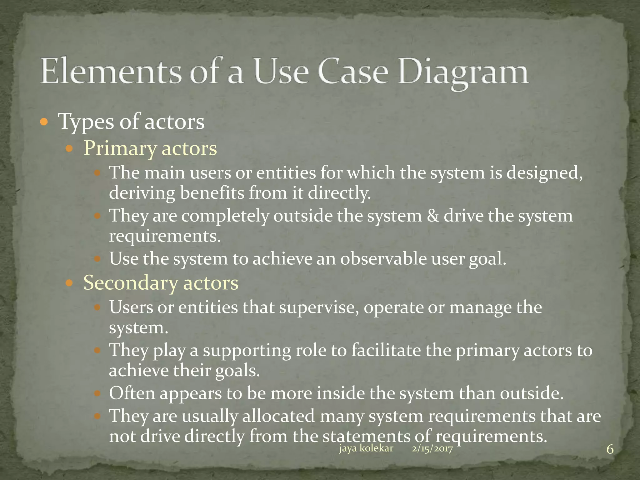 Basic behavioral modeling chapter 3 of OMD | PPTX