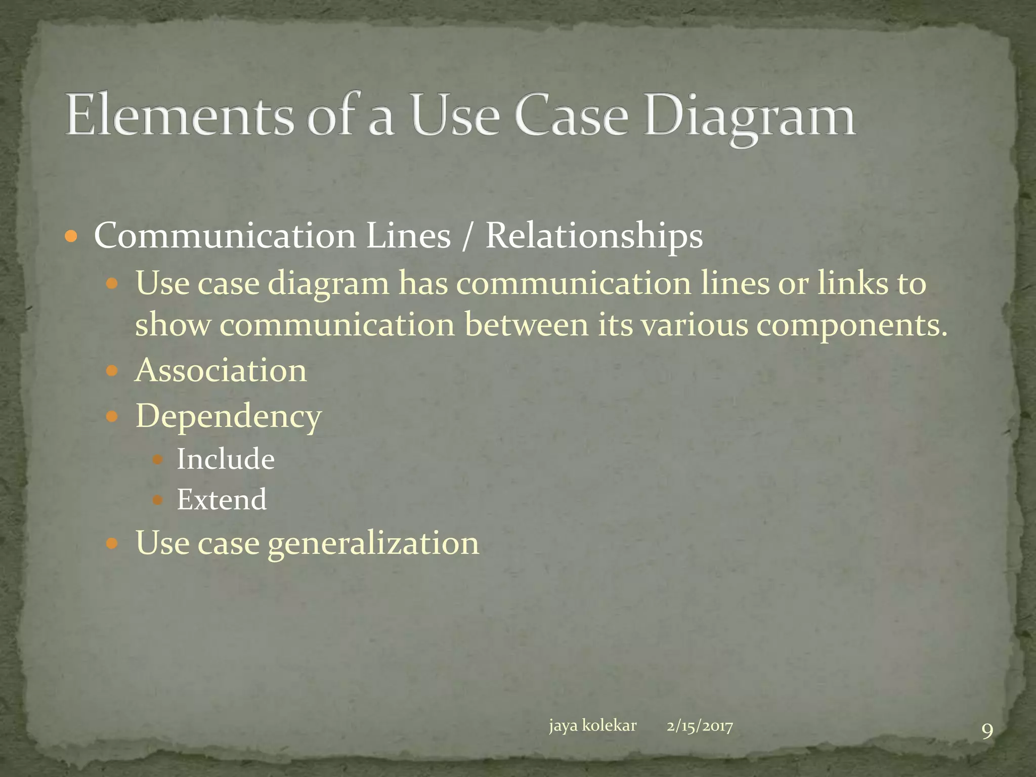 Basic behavioral modeling chapter 3 of OMD | PPTX