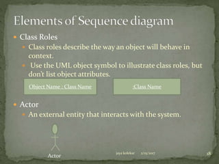 Basic behavioral modeling chapter 3 of OMD | PPTX