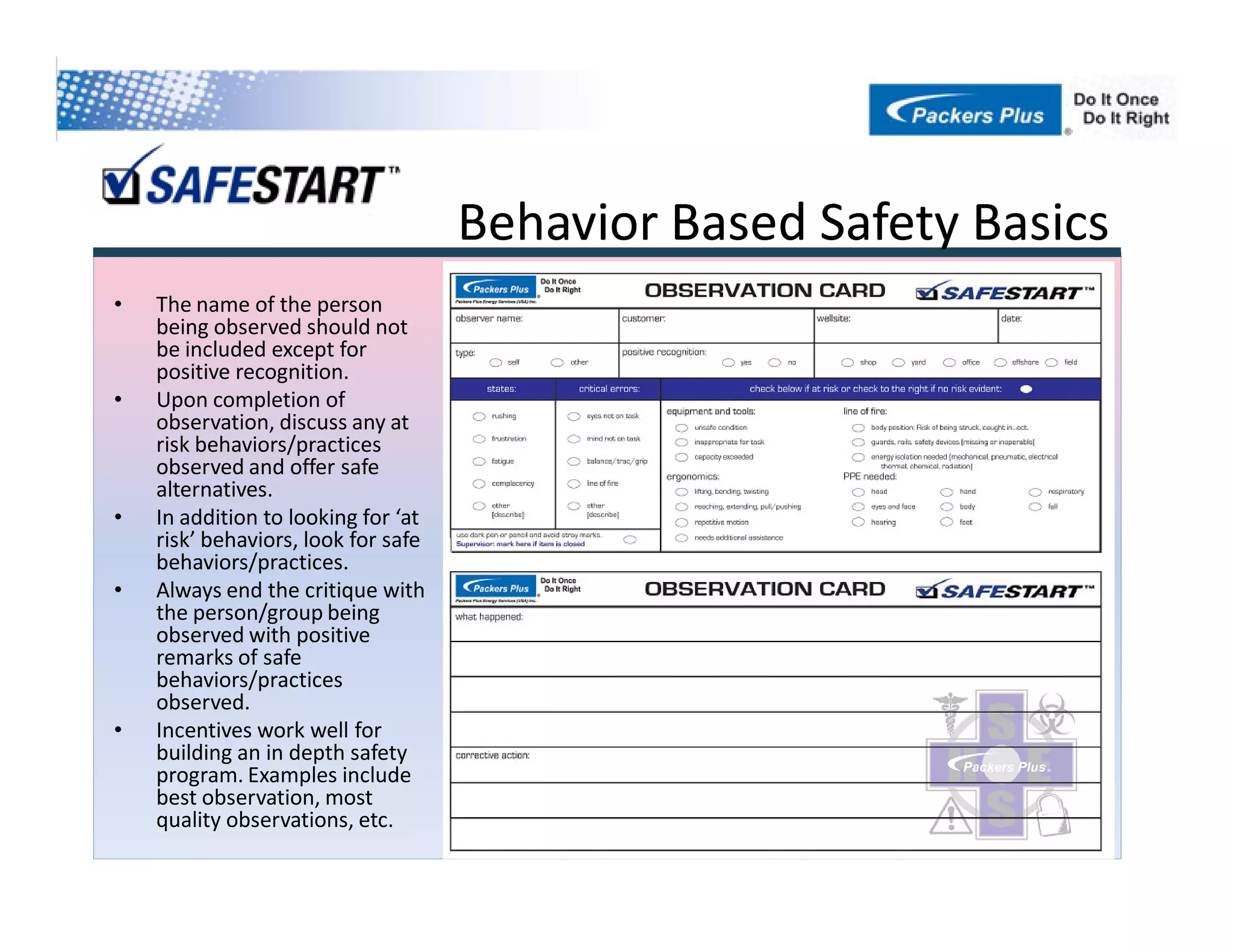 behavior based safety | PDF