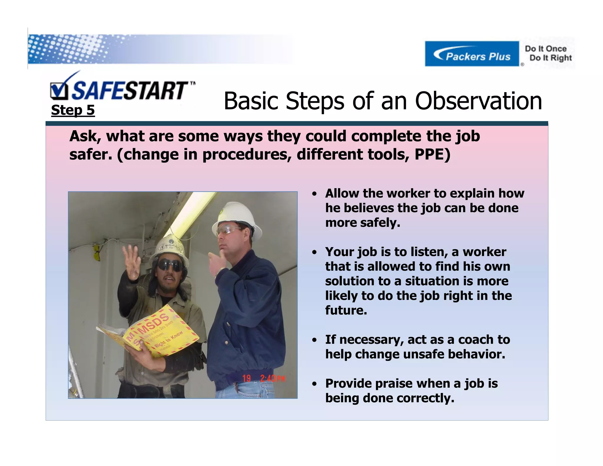 behavior based safety | PDF