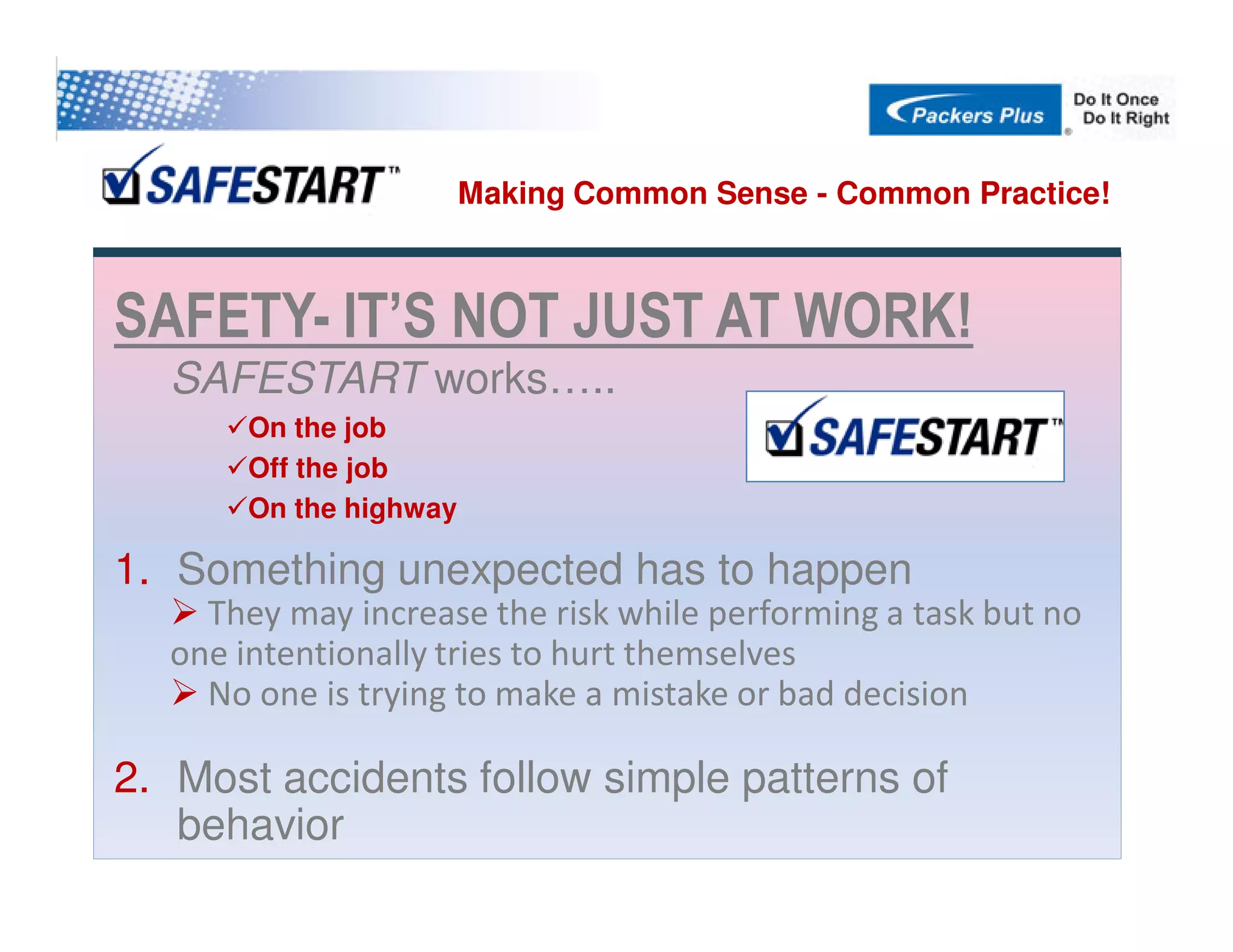 behavior based safety | PDF