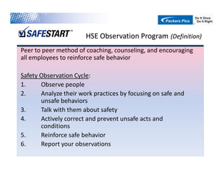behavior based safety | PDF