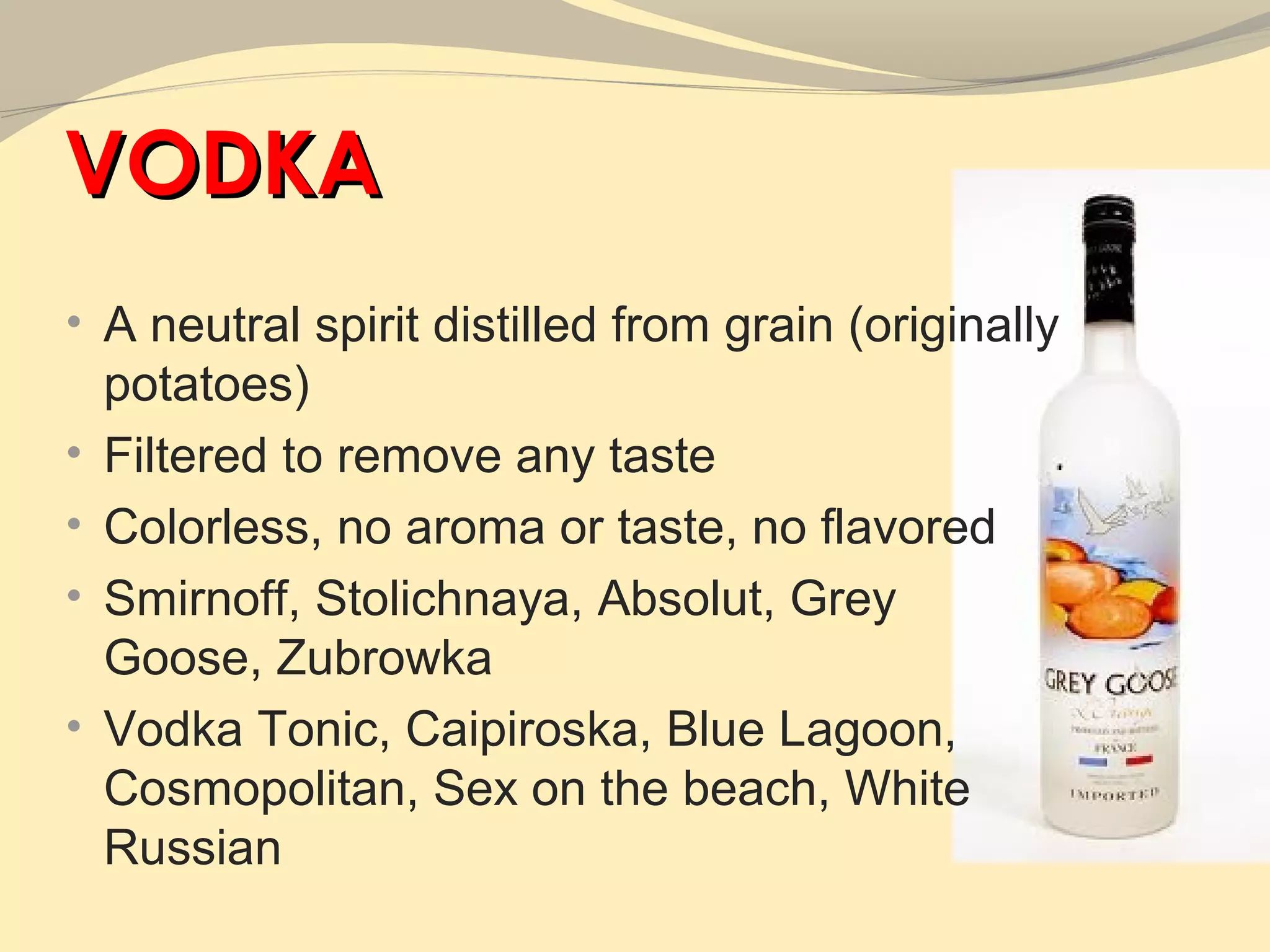 Basic beverage knowledge heru | PPT