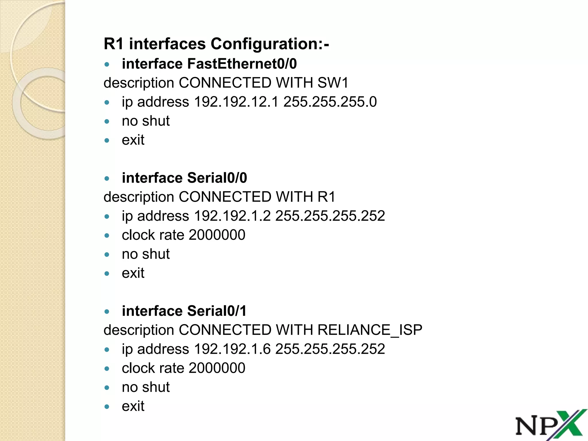 Basic BGP Configuration | PPTX