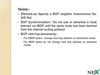 Basic BGP Configuration | PPTX