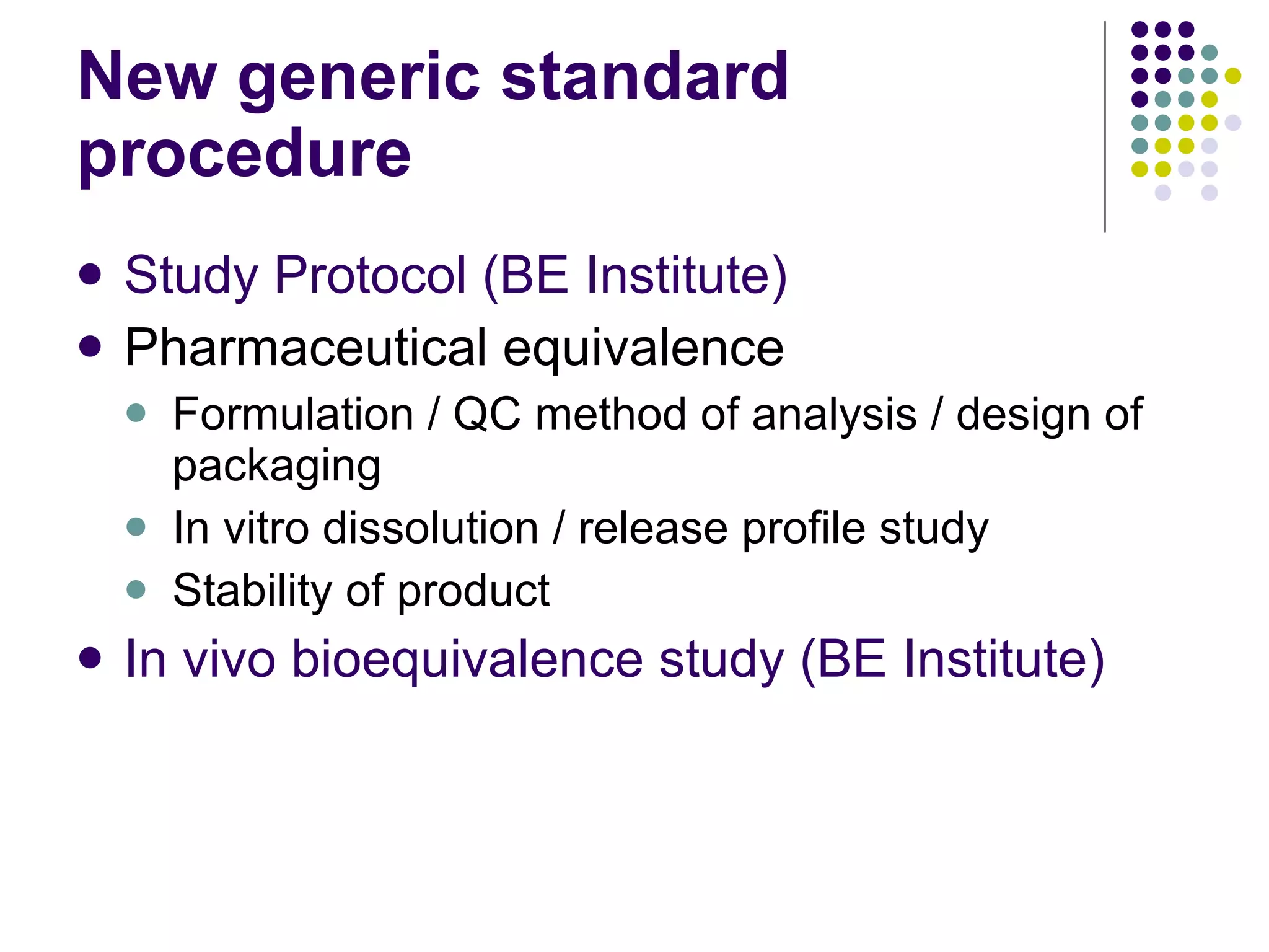 Basic bioequivalence | PPT