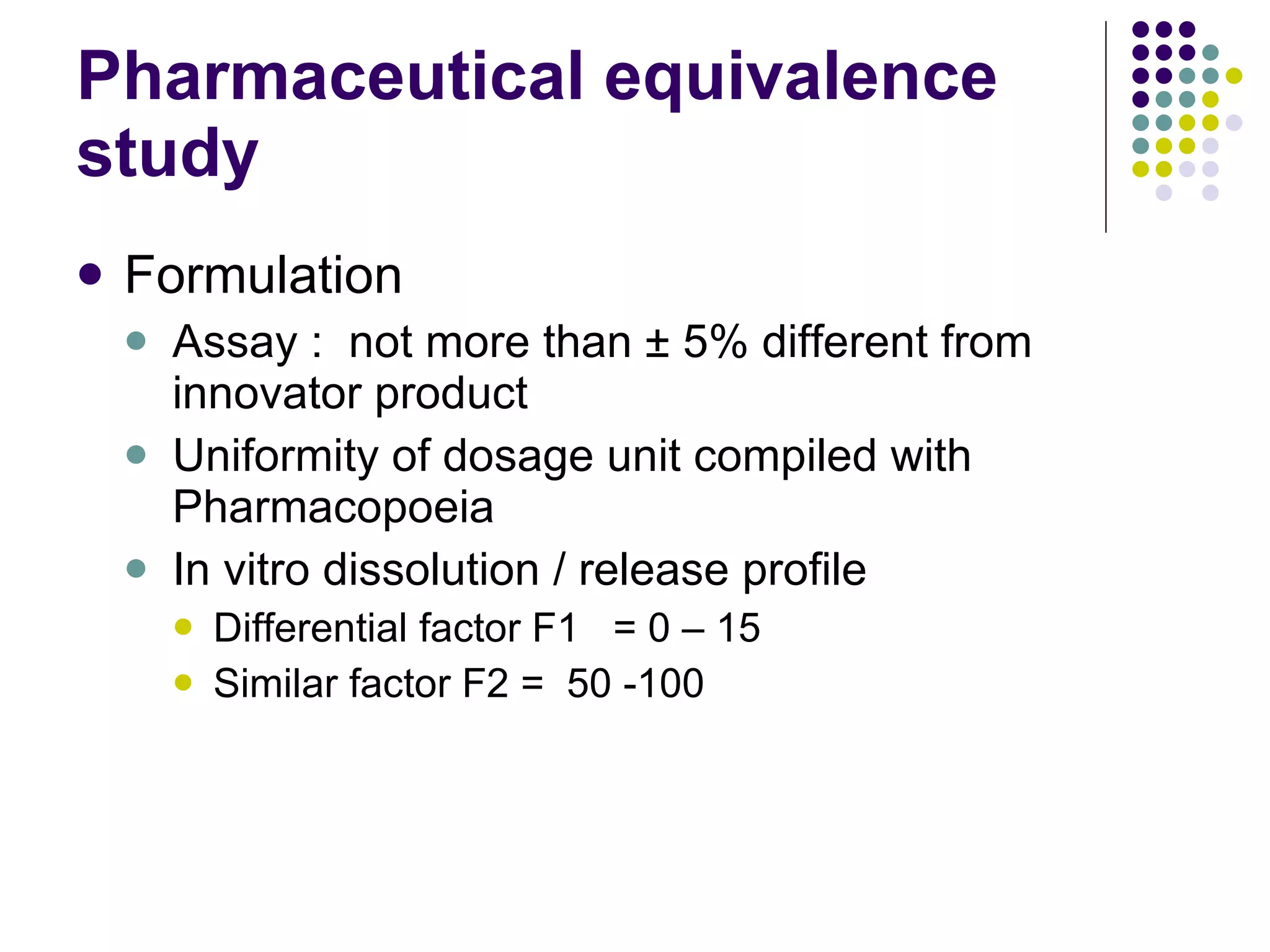 Basic bioequivalence | PPT