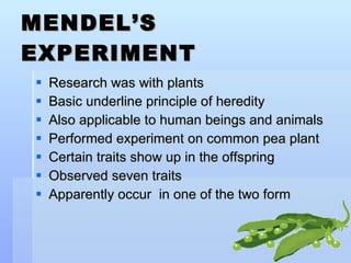 Basic Biological Concepts & Basic Genetics | PPT