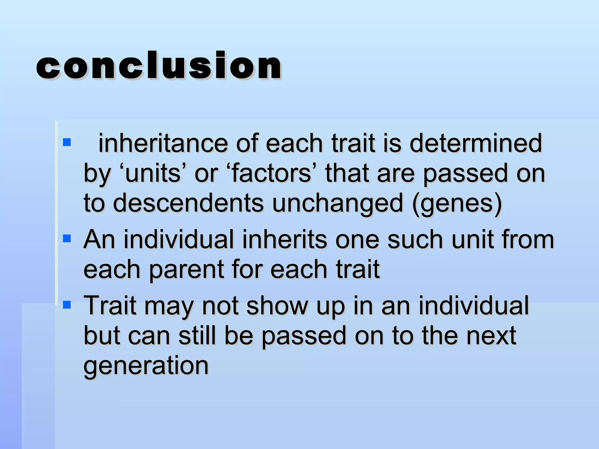 Basic biological concepts & basic genetics | PPT