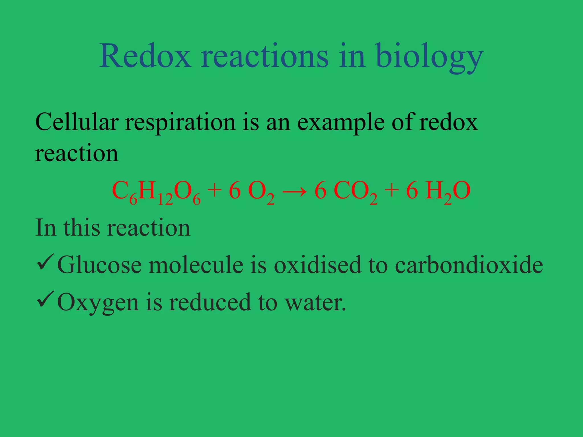 Basic biological reactions | PPTX