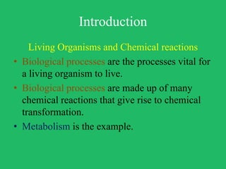 Basic biological reactions | PPTX