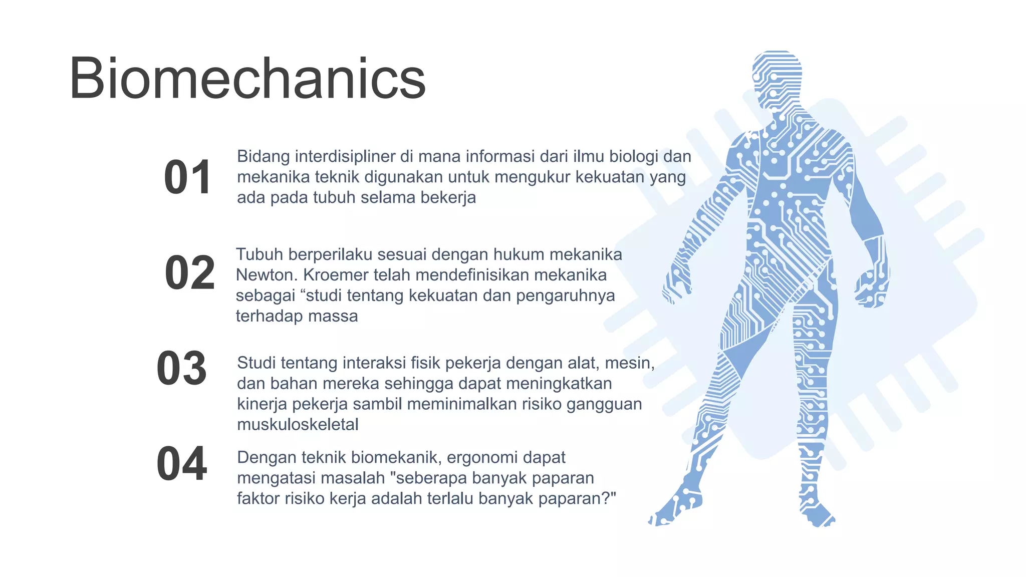Basic biomechanics and workstation design | PPTX