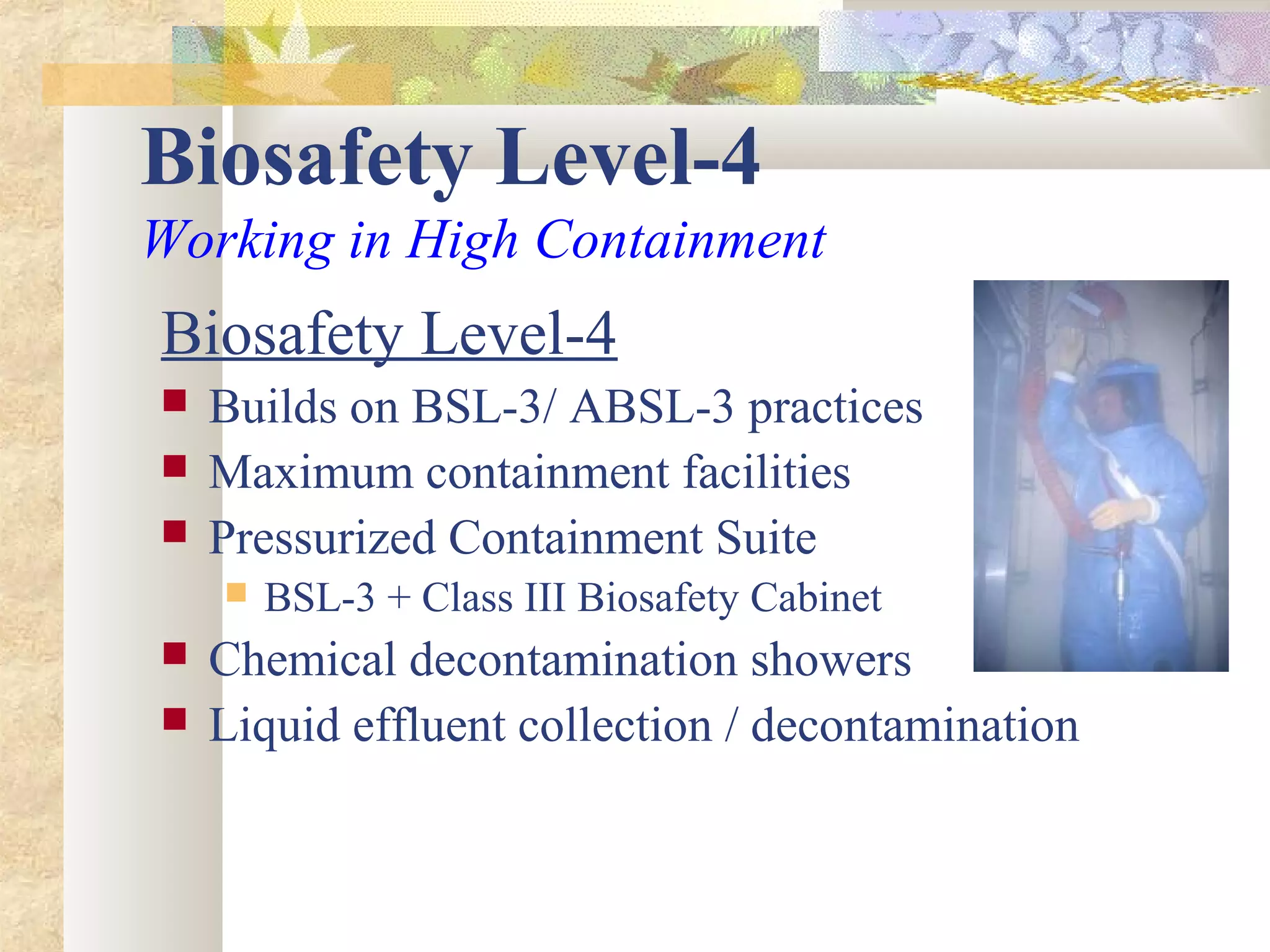 Basic Principles of Biosafety | PPT