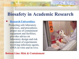 Basic Principles of Biosafety | PPT