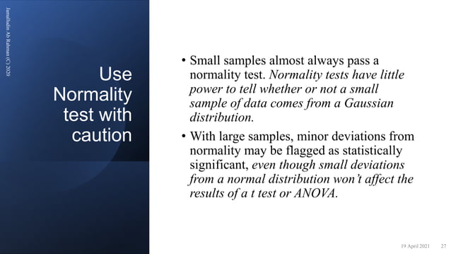 Introduction to Practical Biostatistics | PPTX | Science