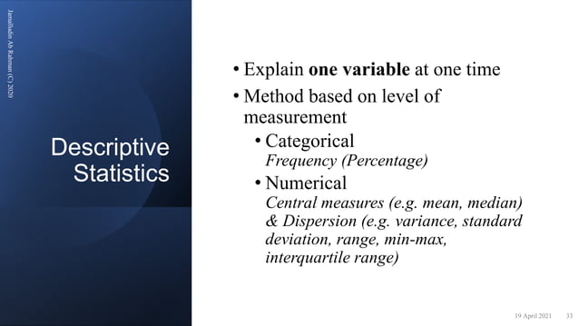 Introduction to Practical Biostatistics | PPTX | Science