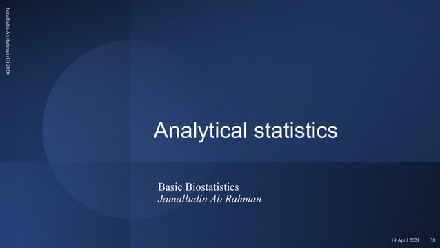 Introduction to Practical Biostatistics | PPTX | Science