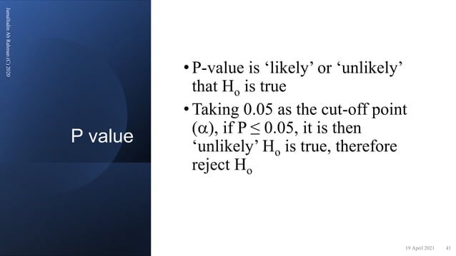 Introduction to Practical Biostatistics | PPTX | Science