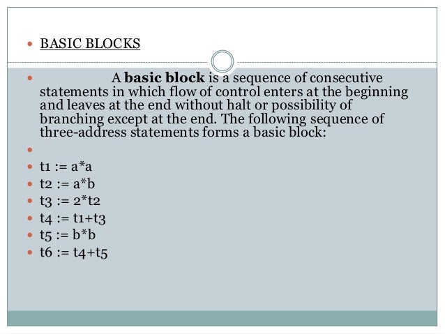 Basic Block