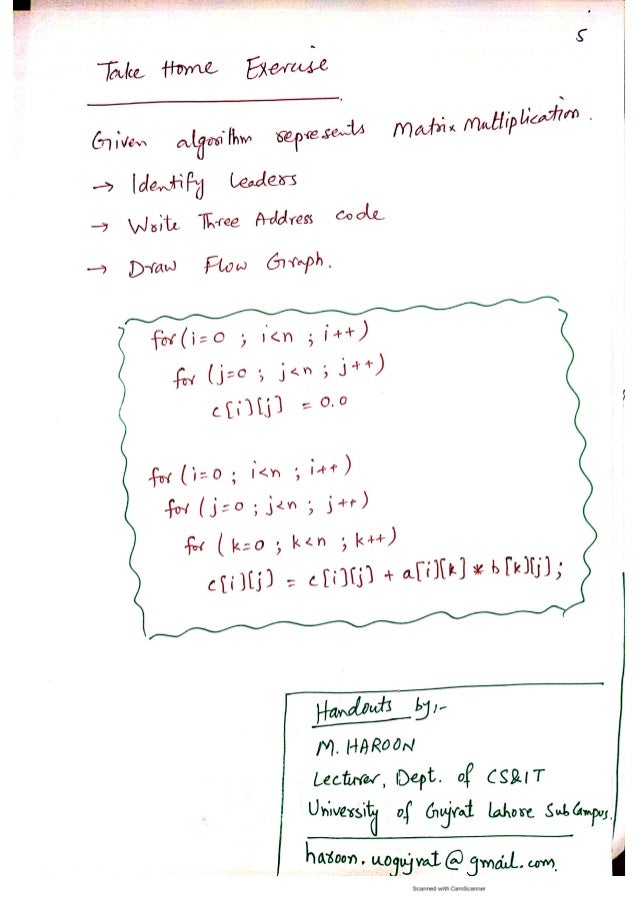 Basic Blocks And Flow Graph In Compiler Construction