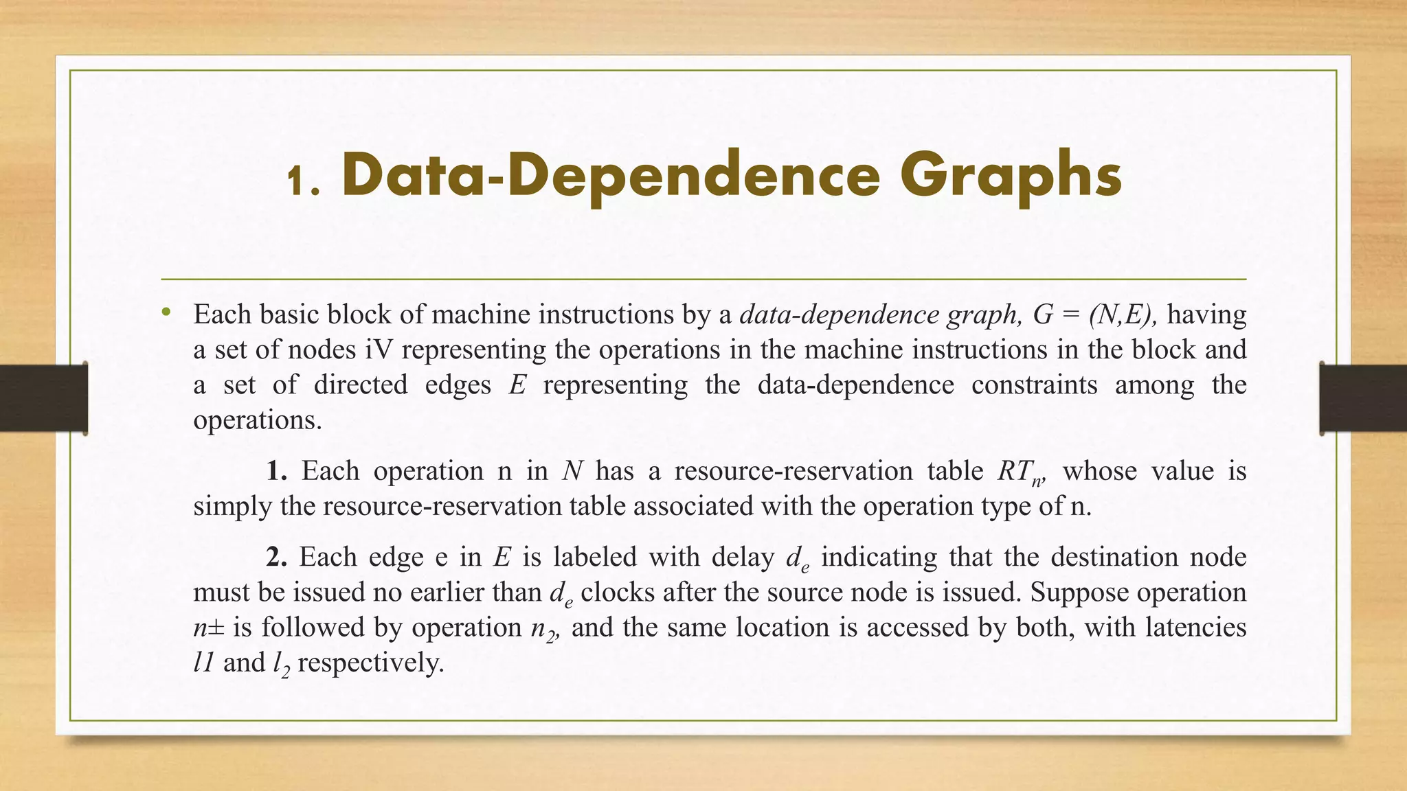 Basic Block Scheduling | PPTX | Databases | Computer Software and Applications