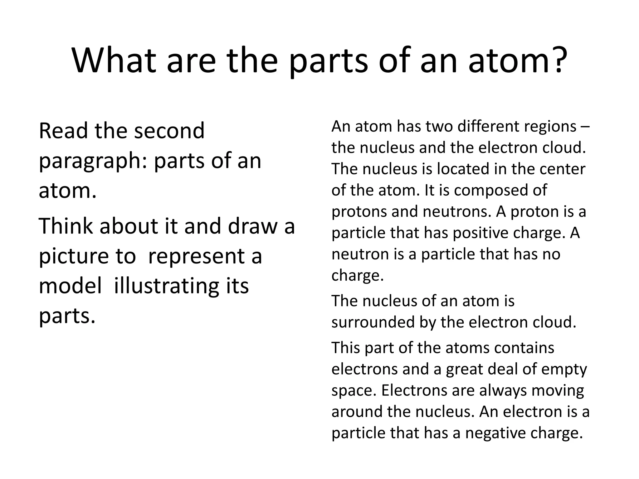 Basic blocks of matter | PPTX