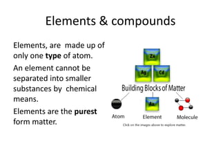 Basic blocks of matter | PPTX