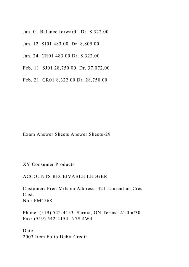 Basic Bookkeeping – Level 1 F I N A L E X A M V4.0 CU07.docx