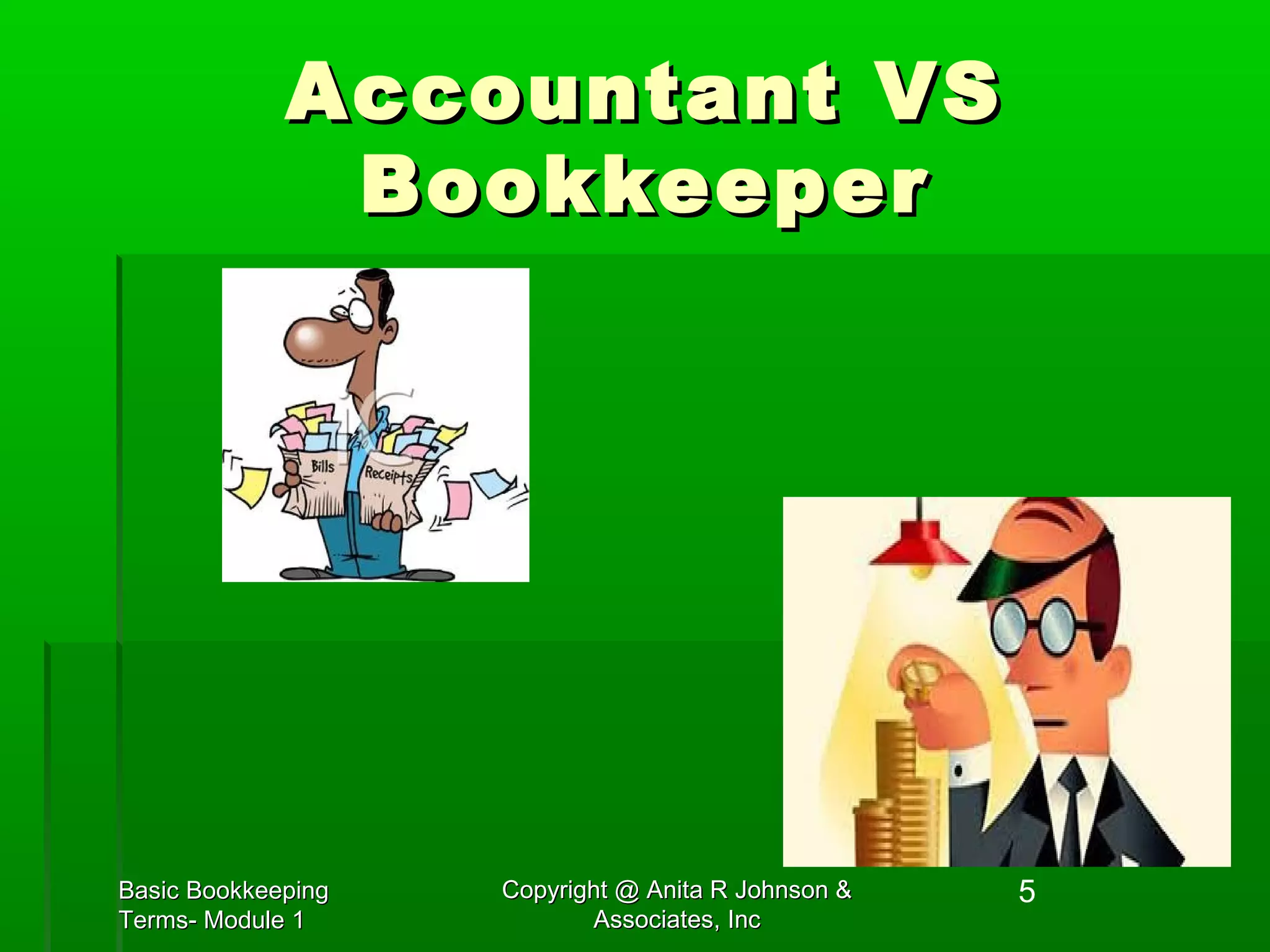 Basic bookkeeping terms sbdc | PPT