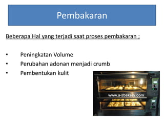 Basic bread making (proses dasar pembuatan roti) teaser | PPTX