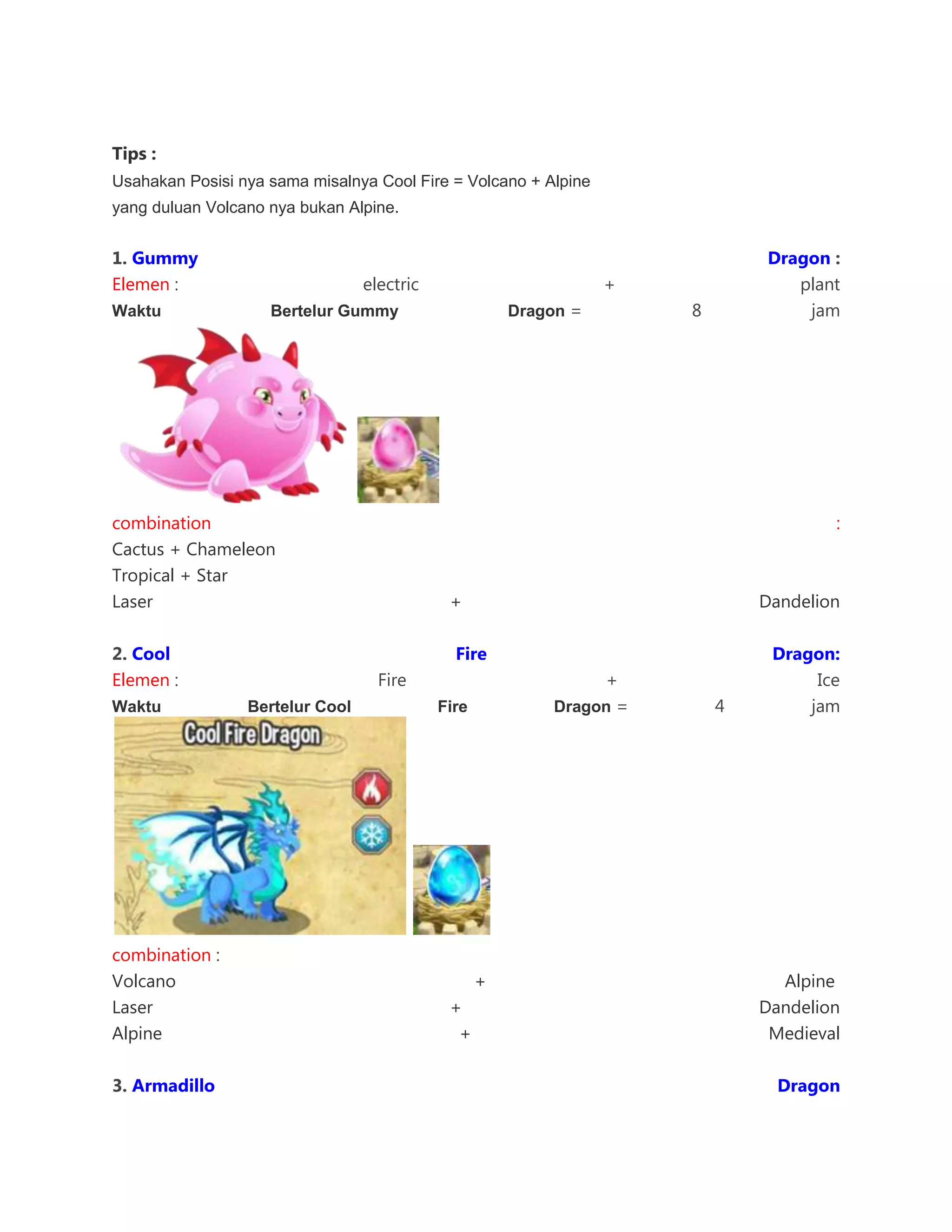 Basic breeding dragons | DOCX