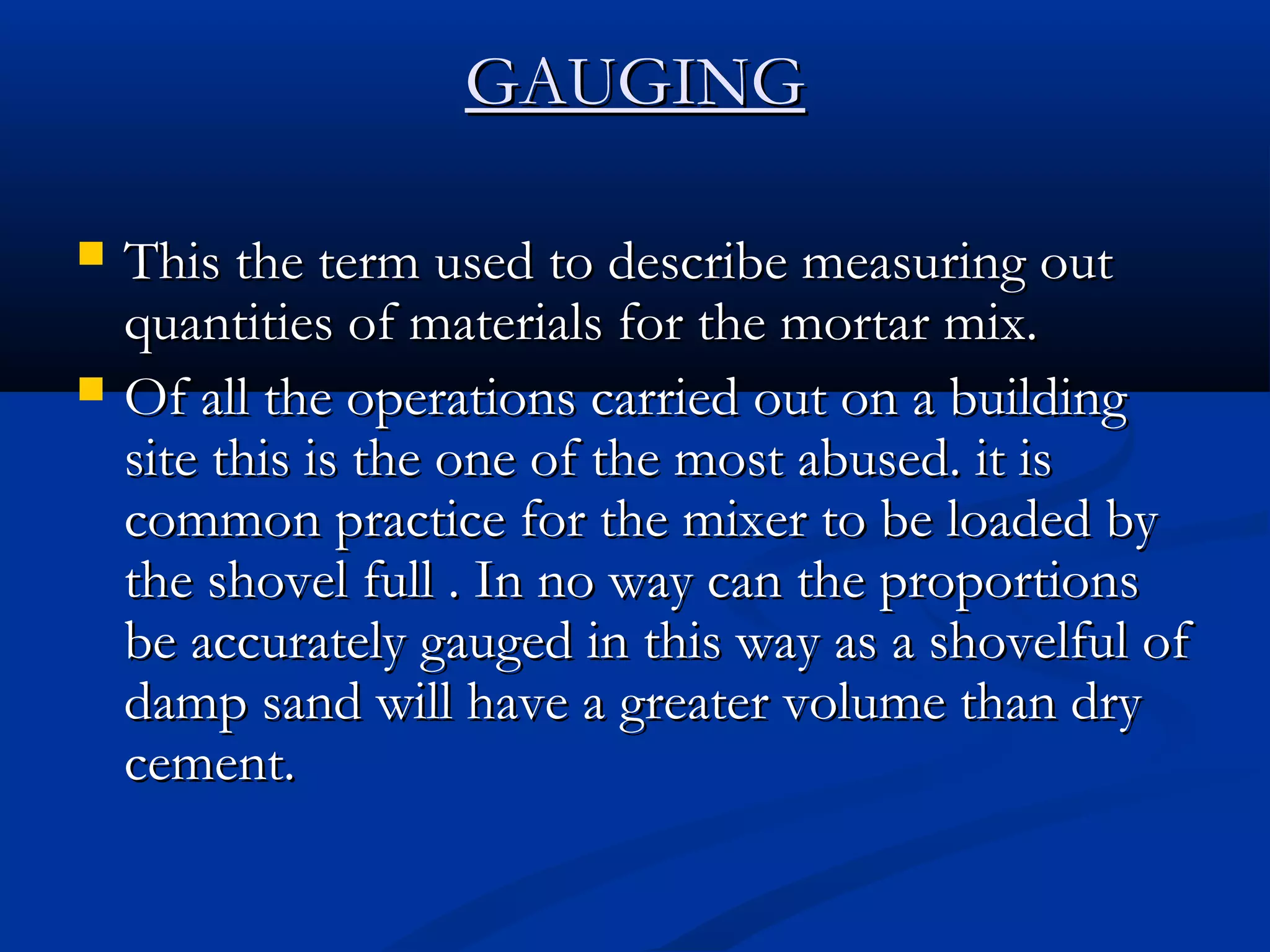 Basic bricklaying skills power point 2015 | PPT