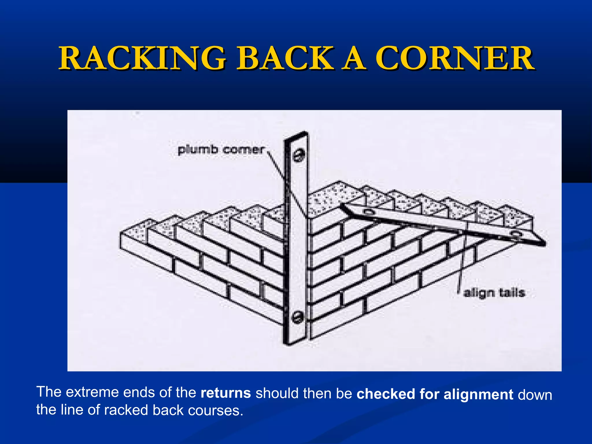Basic bricklaying skills power point 2015 | PPT
