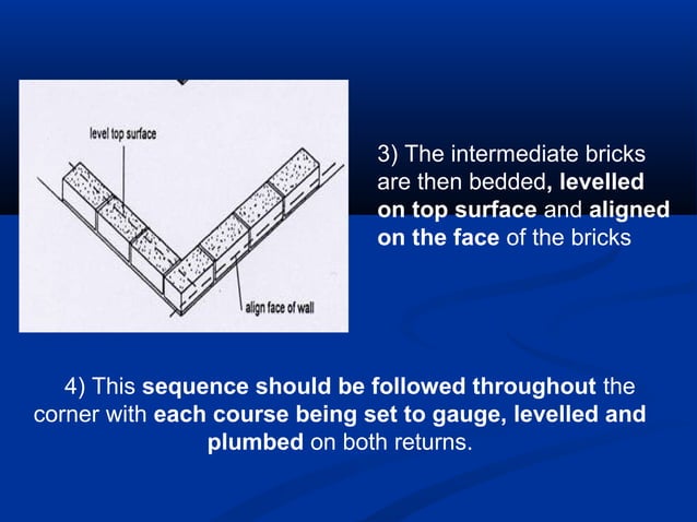 Basic bricklaying skills power point 2015 | PPT | Woodworking | Arts ...