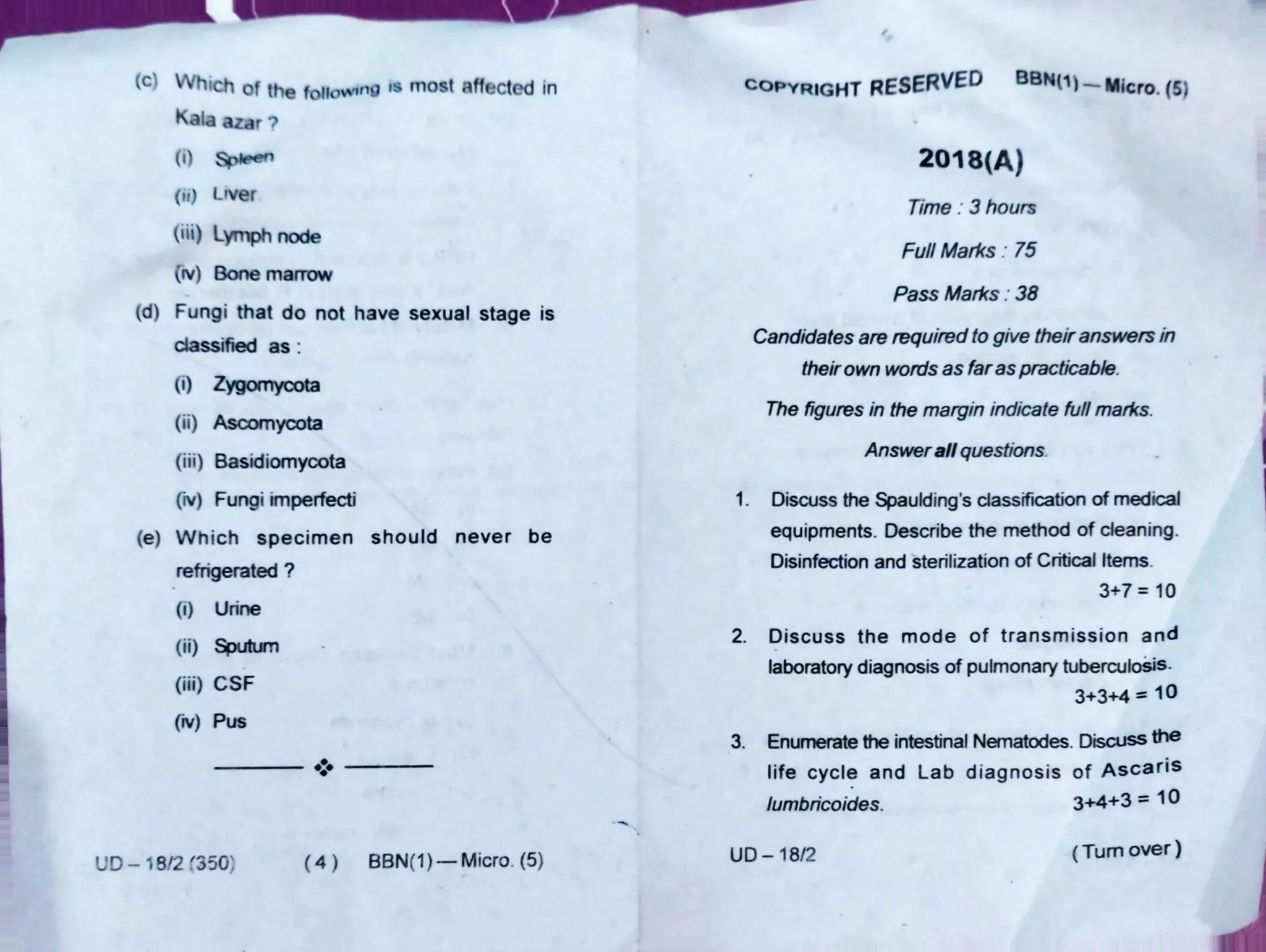 Basic bsc nursing important exam question | PDF