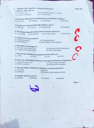 Basic bsc nursing important exam question | PDF