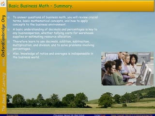 Basic Business Math | PPT