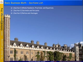 Basic Business Math | PPSX