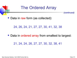 Basic business statistics 2 | PPT