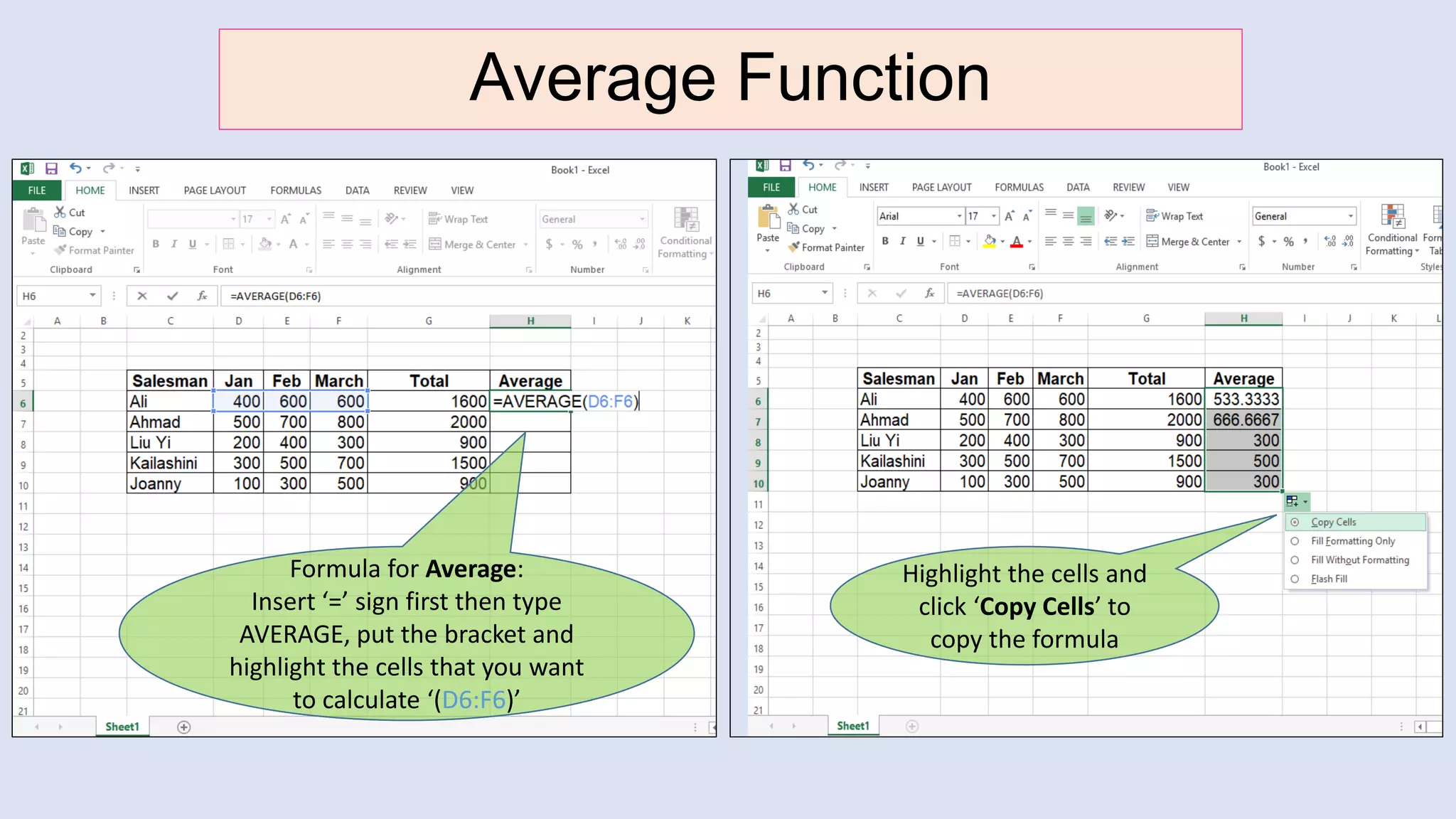Basic calculation and formula in excel | PPTX
