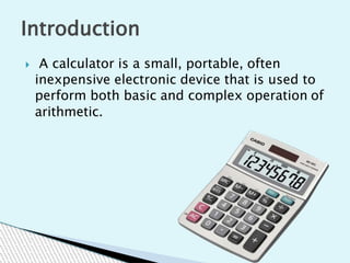 Basic calculator | PPTX