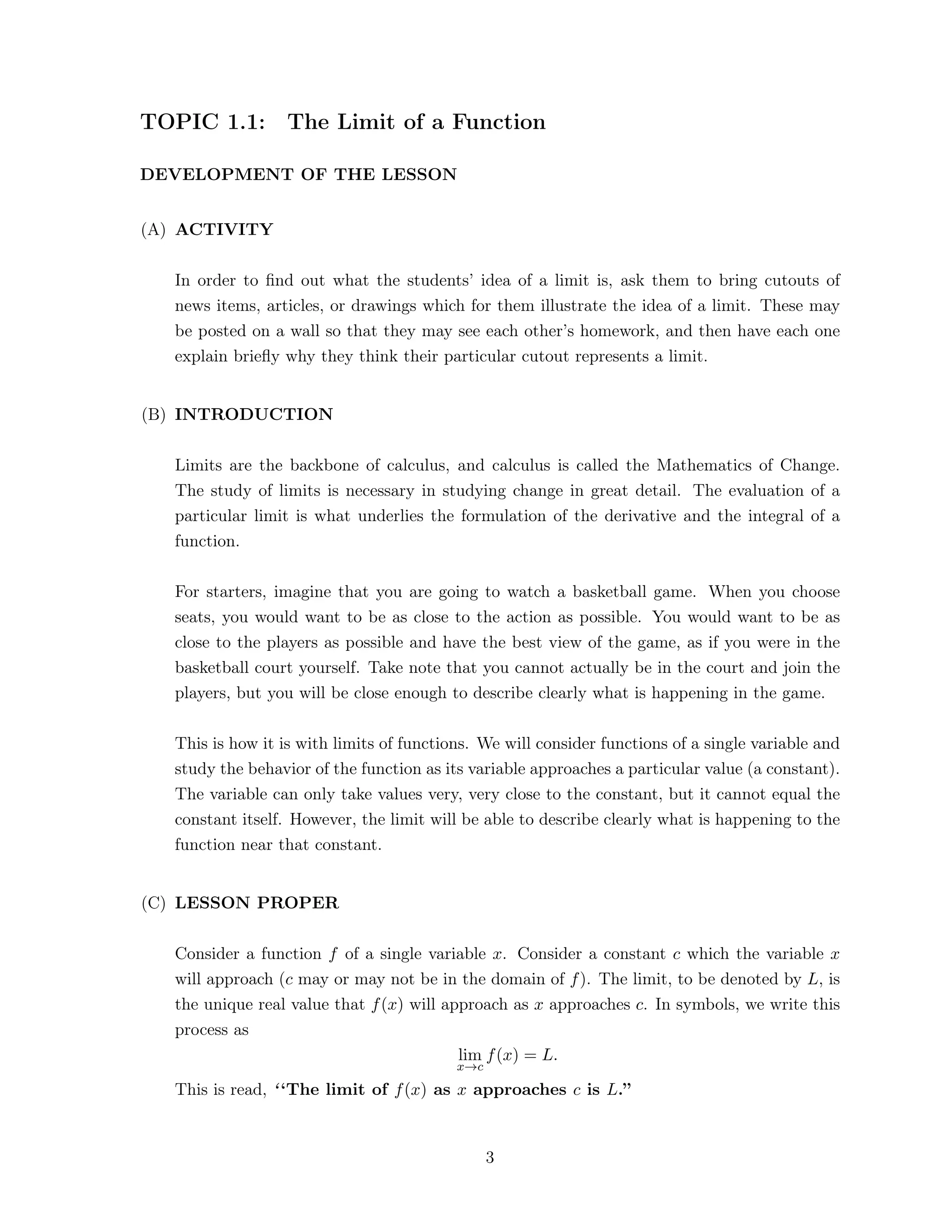 Basic Calculus Study Guide for STEM Students (K-12) | PDF