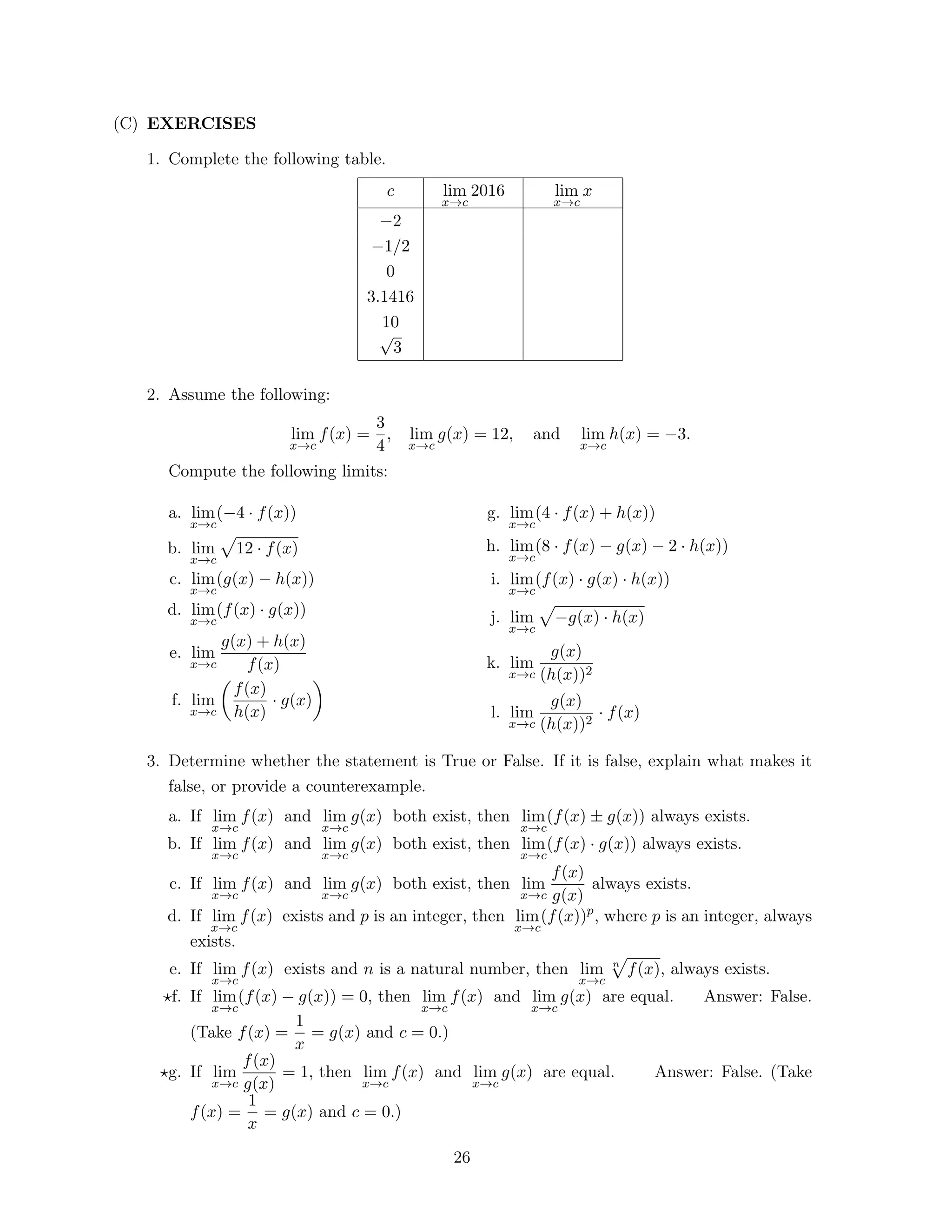 Basic Calculus Study Guide for STEM Students (K-12) | PDF