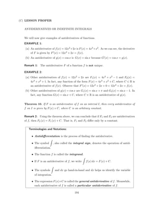 Basic Calculus Study Guide for STEM Students (K-12) | PDF