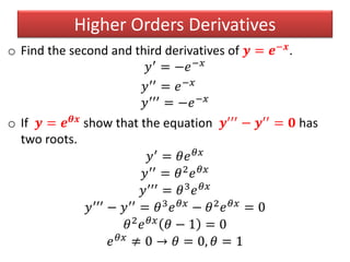 Simple Calculus Equation
