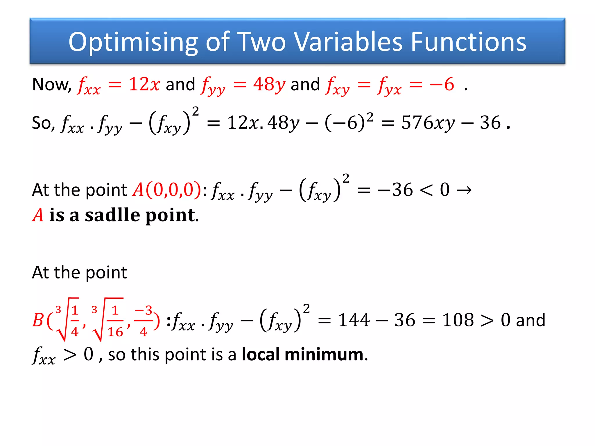 Basic calculus (ii) recap | PDF